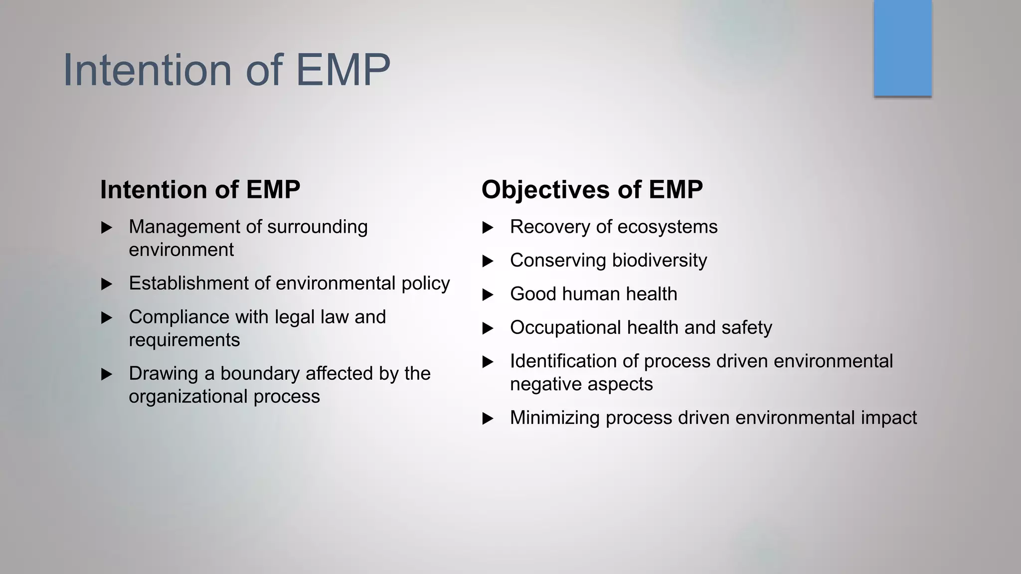 Environmental Management Plan | PPTX