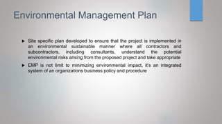 Environmental Management Plan | PPTX