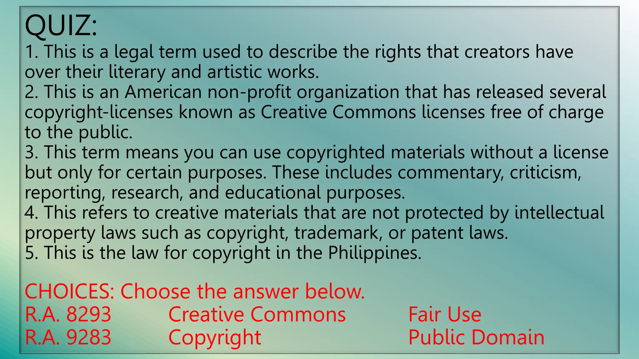 EMP-COPYRIGHT-2Q Empowerment Technology Lesson in copyright.pptx