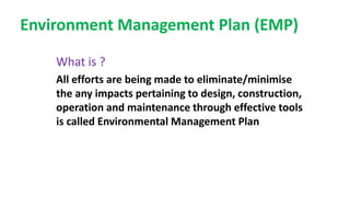 EMP - IAHE Environment management plan | PPTX | Environmental Services Industry | Industries