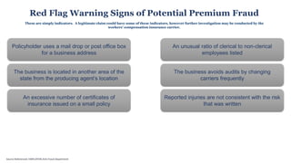 Workers' Compensation Insurance Fraud 101 | PPTX
