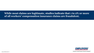 Workers' Compensation Insurance Fraud 101 | PPT