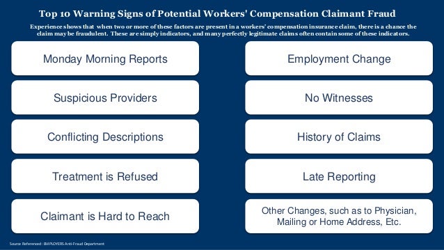 Workers' Compensation Insurance Fraud 101
