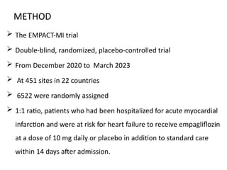 EMPAGLIFLOZIN AFTER ACUTE MYOCARDIAL INFARCTION.pptx