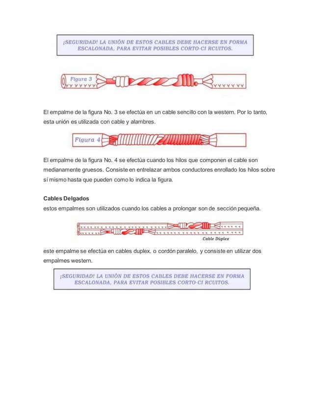 Empalmes electricos | PDF