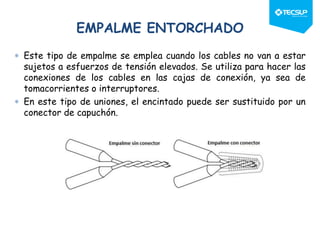 EMPALMES EN CONDUCTORES ELECTRICOS.ppt