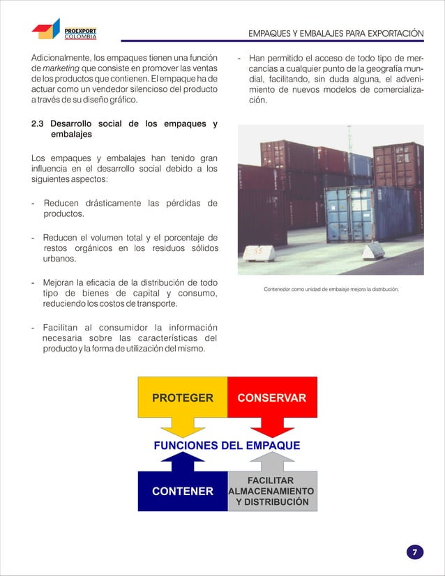 Empaques Y Embalajes Para Exportacion Pdf
