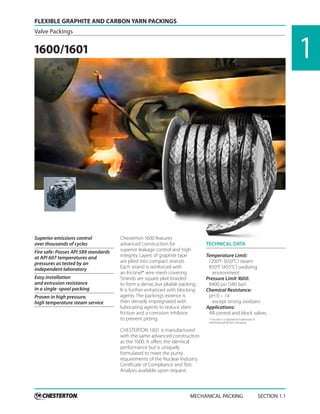 Empaquetaduras chesterton | PDF