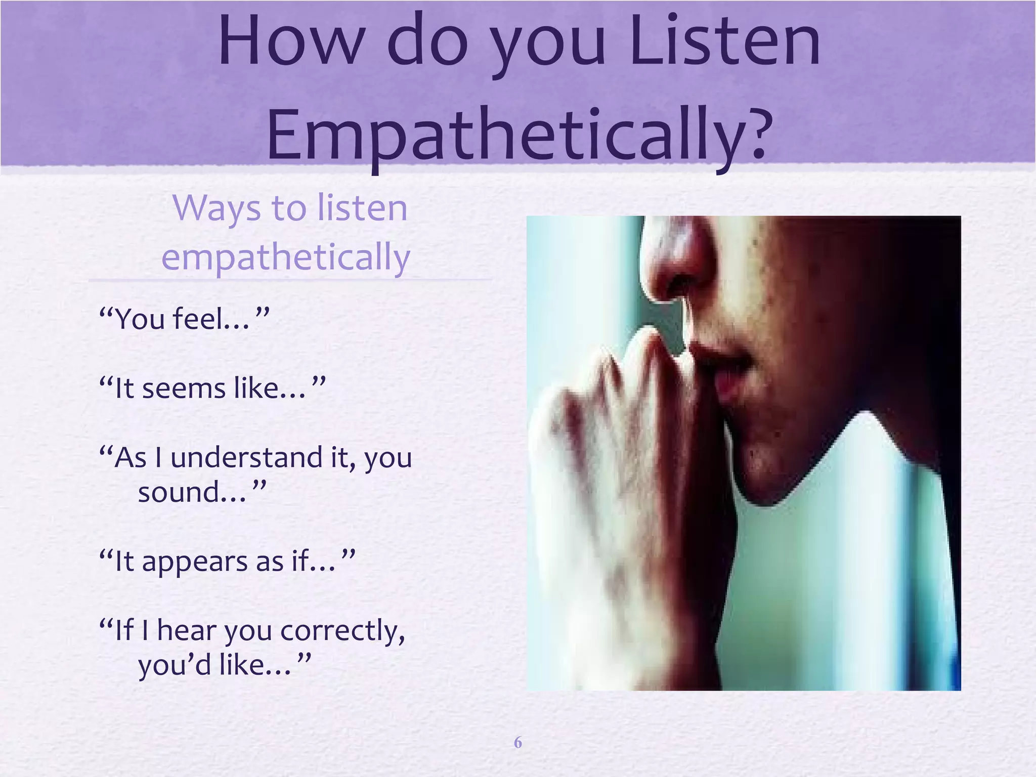 Empathetic listening 13dec 2045 | PPT