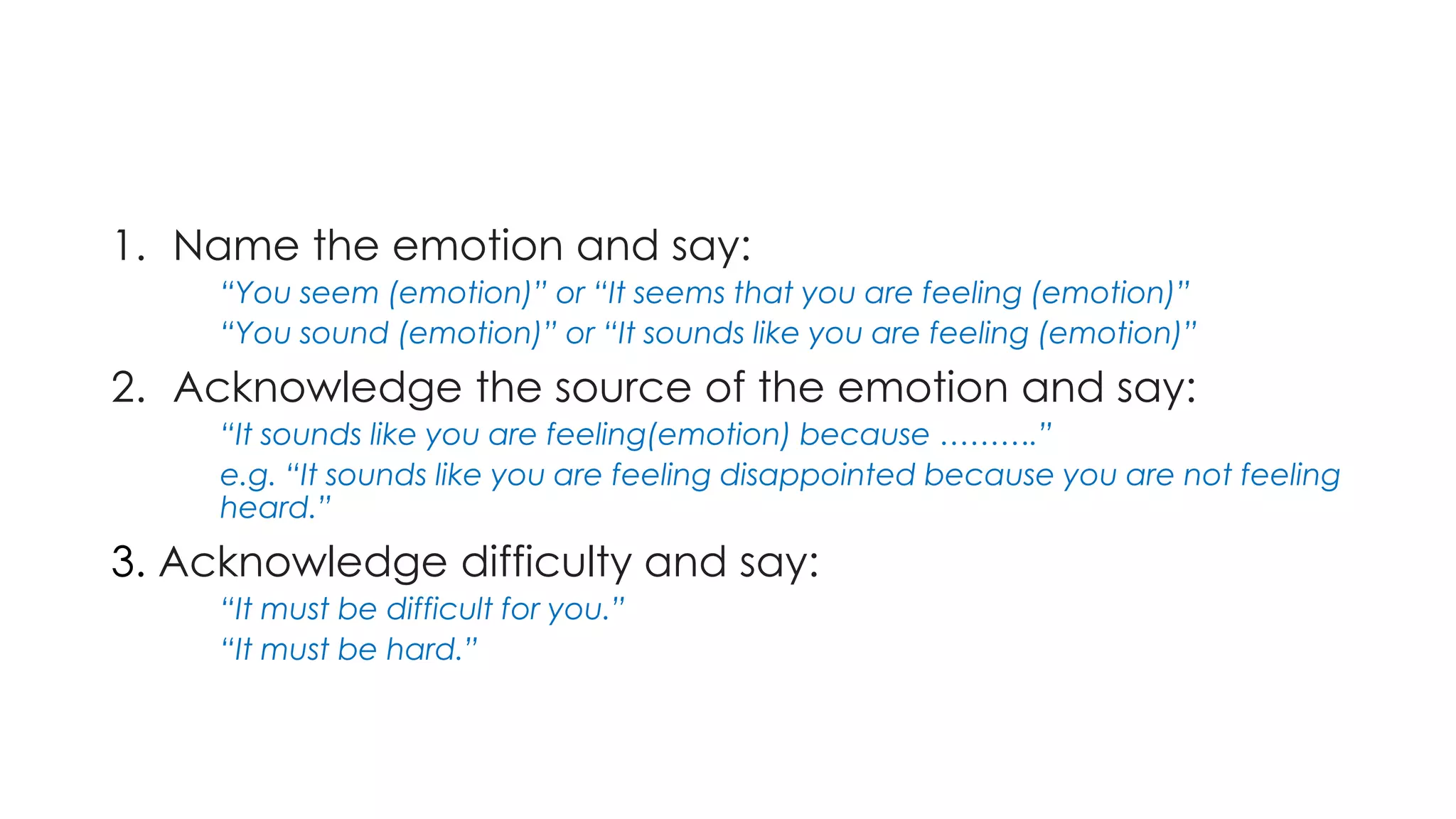 Empathic validation | PDF