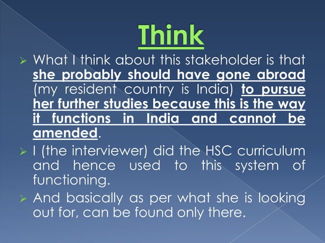 Empathize and Define: Assignment 2 - Stanford University: Design Thinking Action Lab | PPT