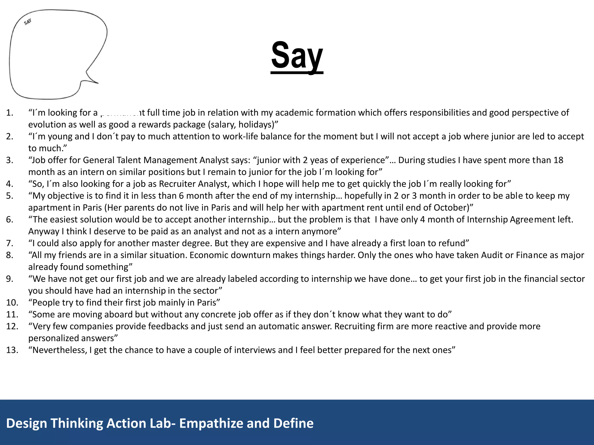 Empathize and define | PPT