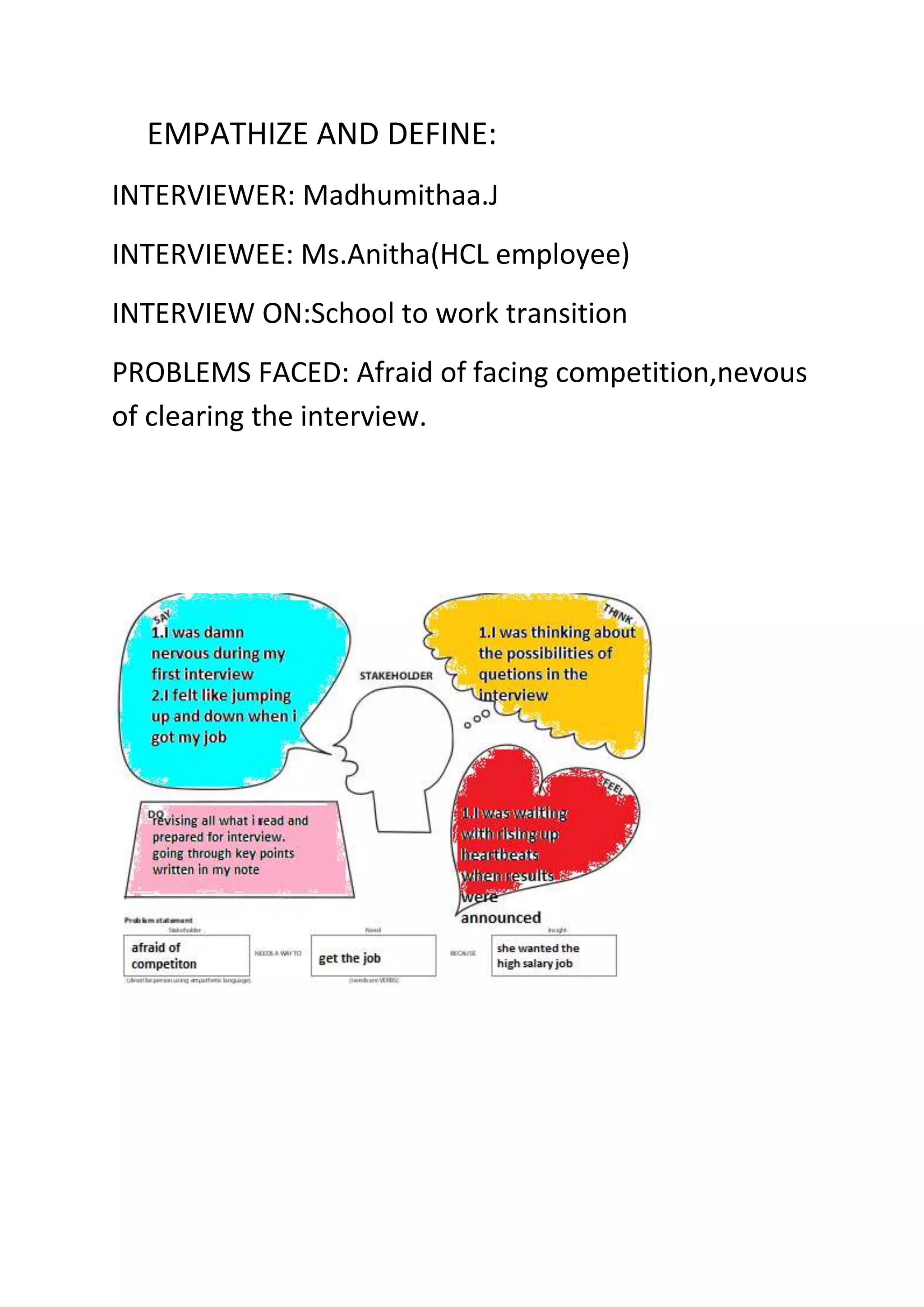 Empathize and define | PDF
