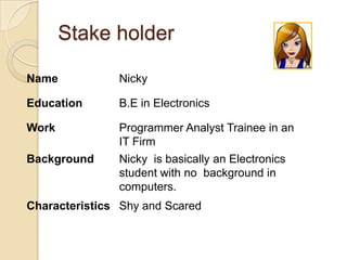 Empathize and define - Student to Work transition | PPT