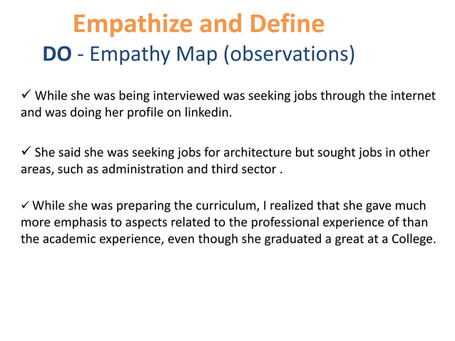 Empathize and define | PPT