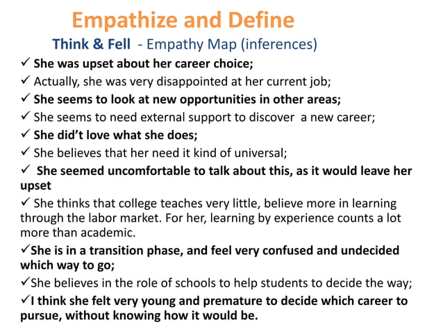 Empathize and define | PPT