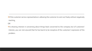 Empathizing for greater customer satisfaction | PPT