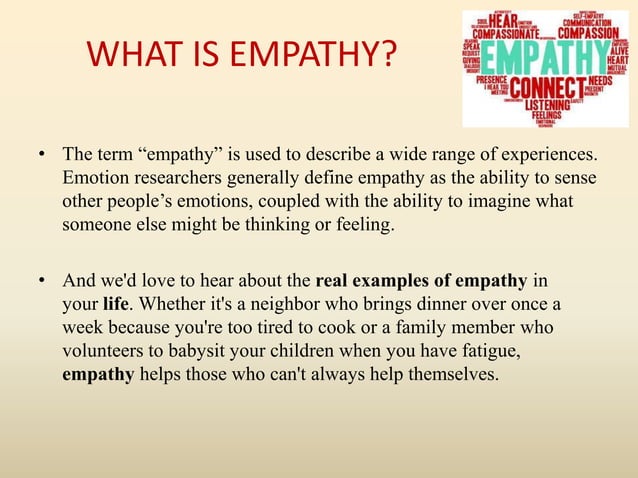 Empathy | PPTX | Family and Relationships