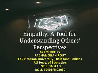 Empathy: A tool for understanding others | PPTX