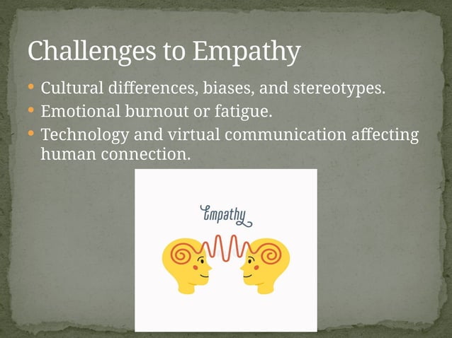 Empathy: A tool for understanding others | PPT