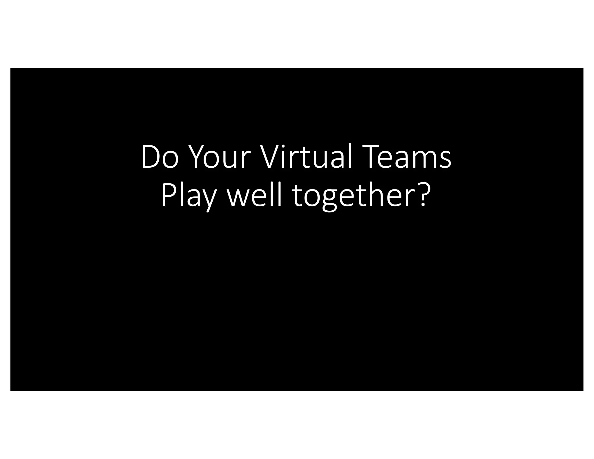 Empathy Exercises: Virtual Team Edition | PPT