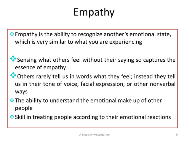 Empathy and eq | PPTX