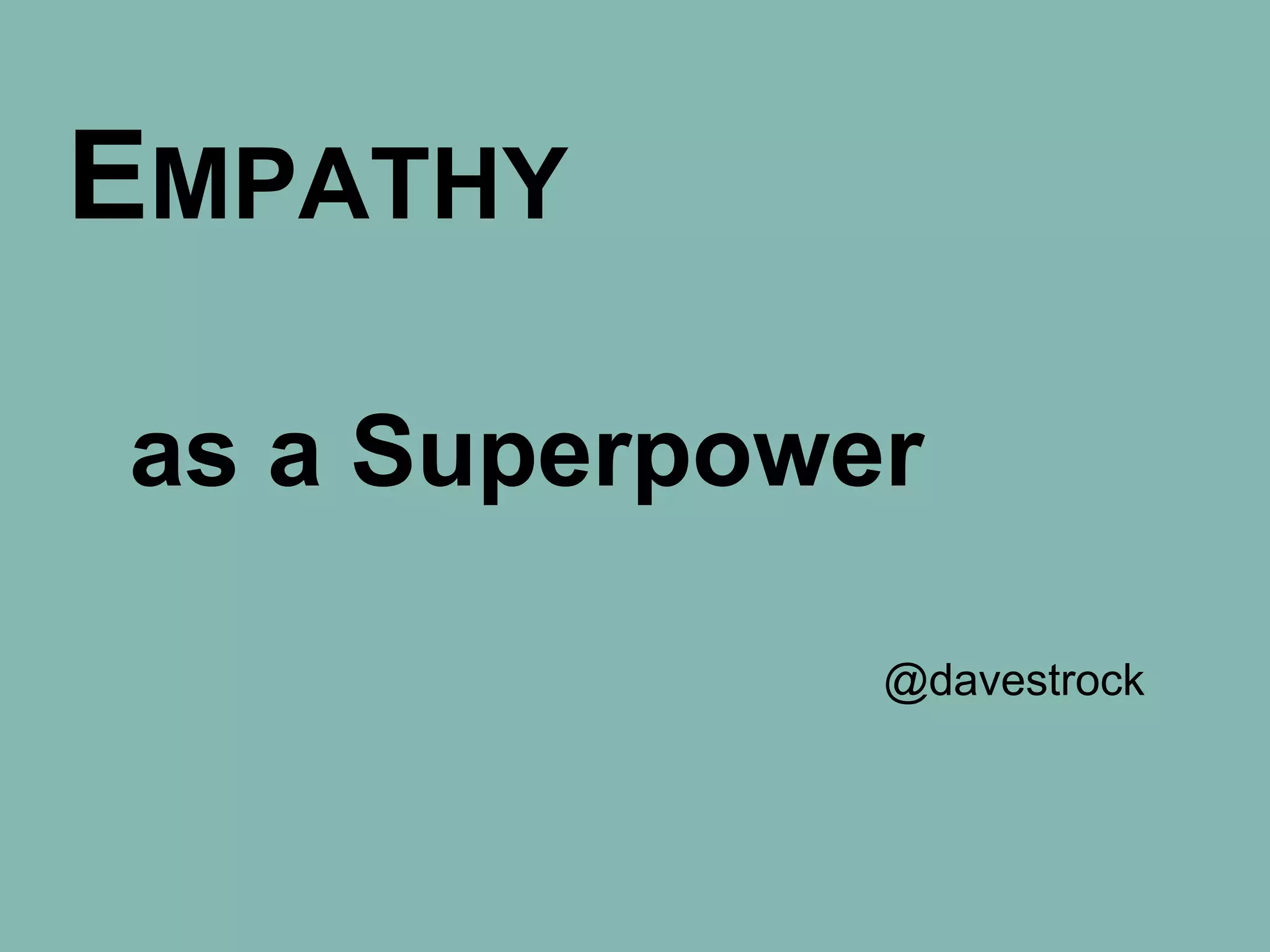 Empathy as a Superpower | PDF | Brain and Nervous System Disorders ...