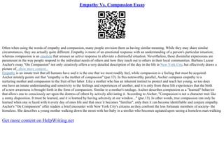 Empathy By Paul Bloom | PDF | Family and Relationships