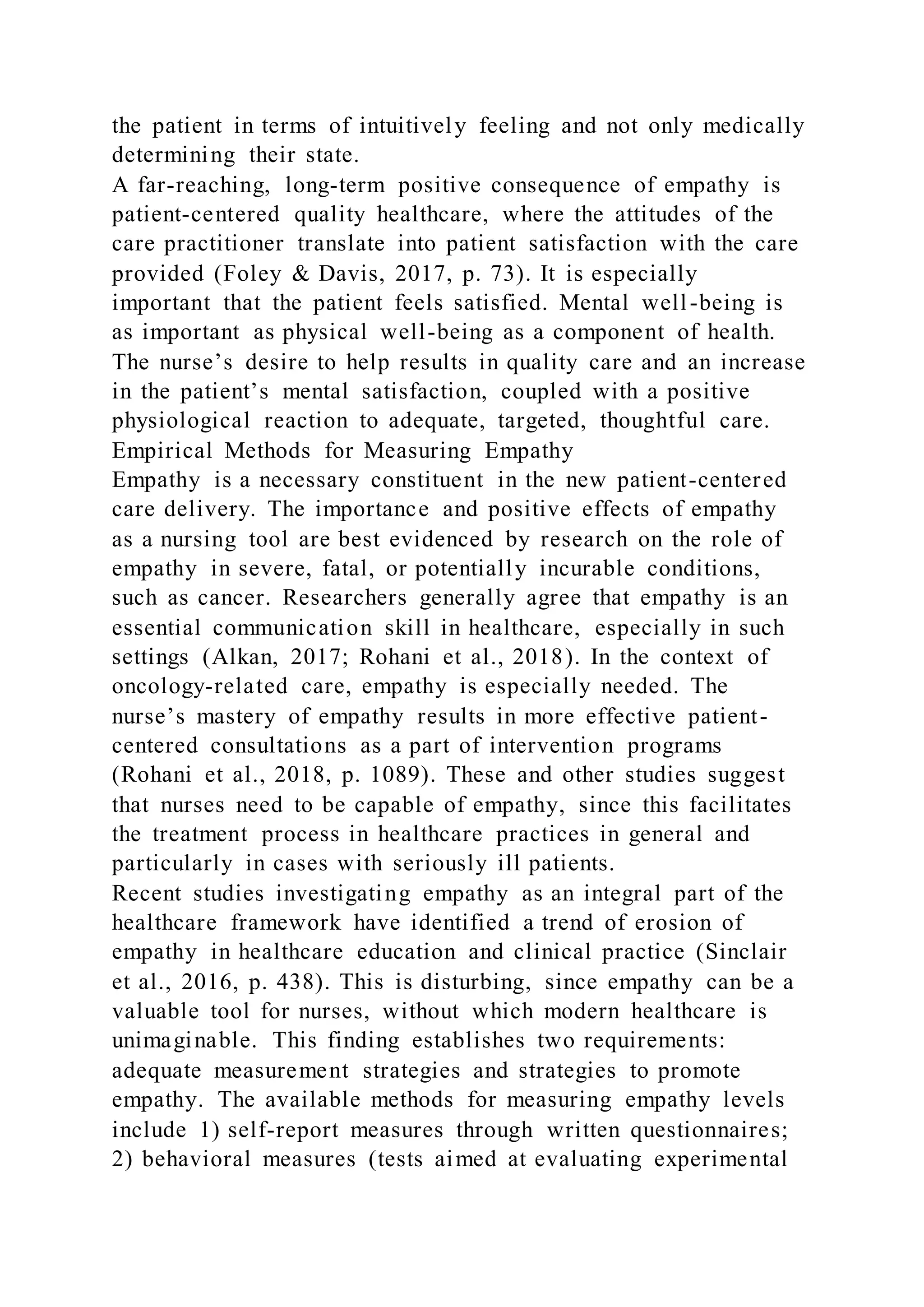EMPATHY CONCEPT2A Concept Analysis of EmpathyStudentUniversi | DOCX