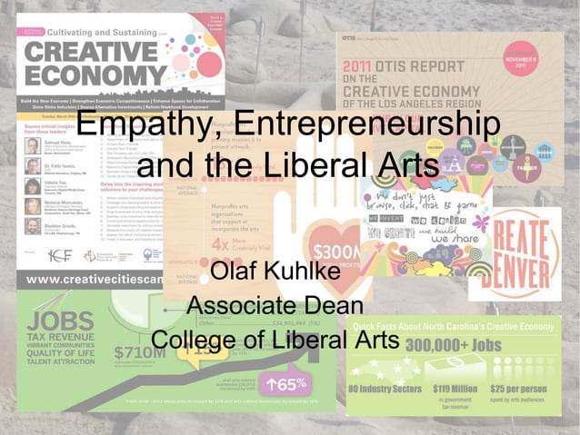 Empathy, Entrepreneurship and the Liberal Arts | PPT
