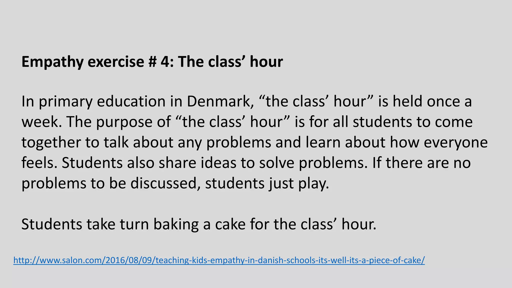 Empathy exercises | PDF