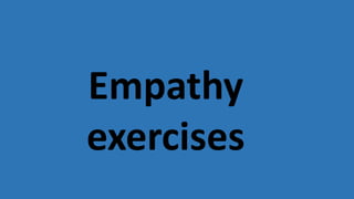 Empathy exercises | PDF | Fitness and Exercise | Healthy Living