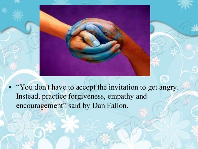 Empathy in the process of forgiveness