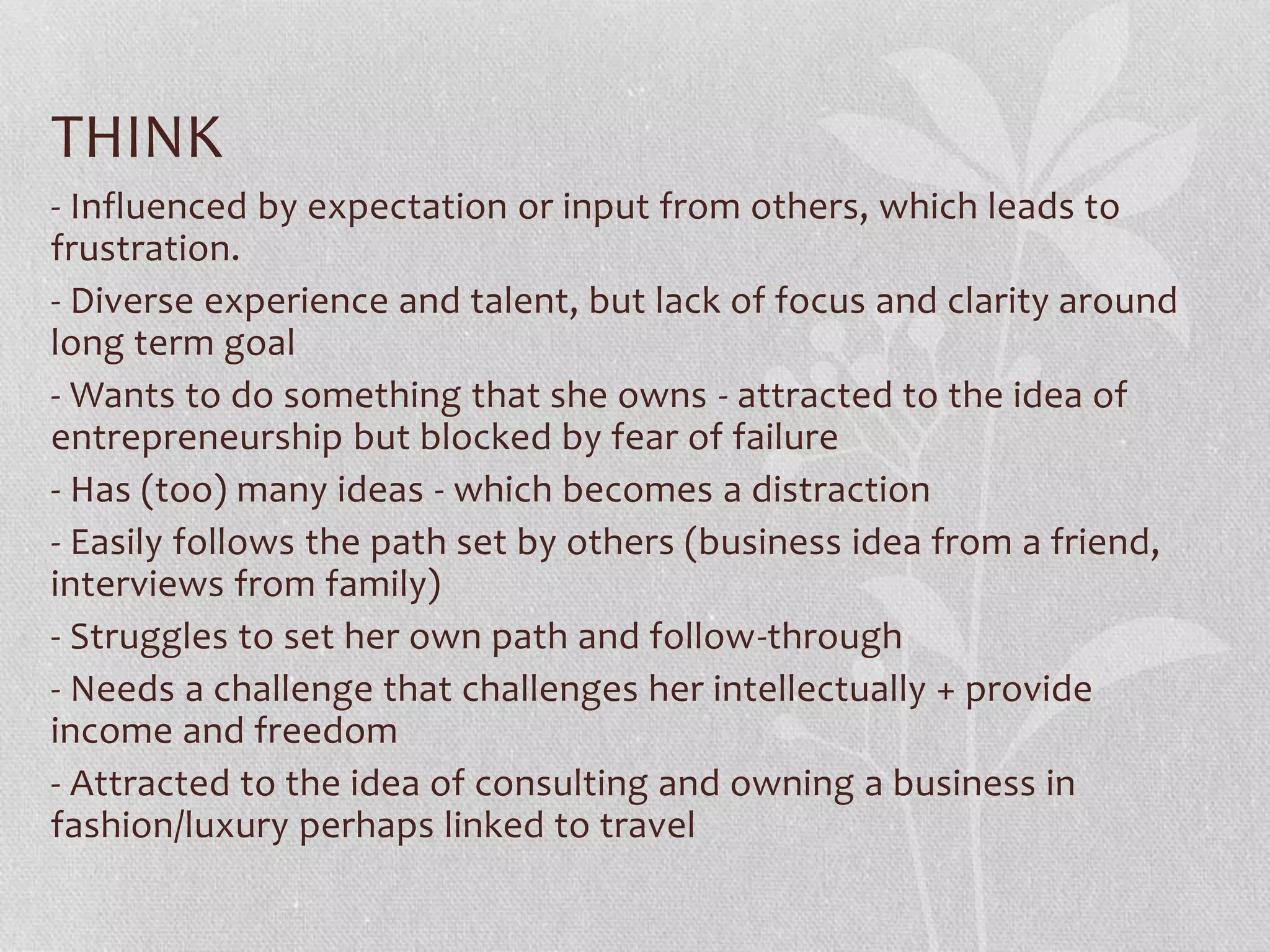 Empathize and define (design thinking exercise) | PPT