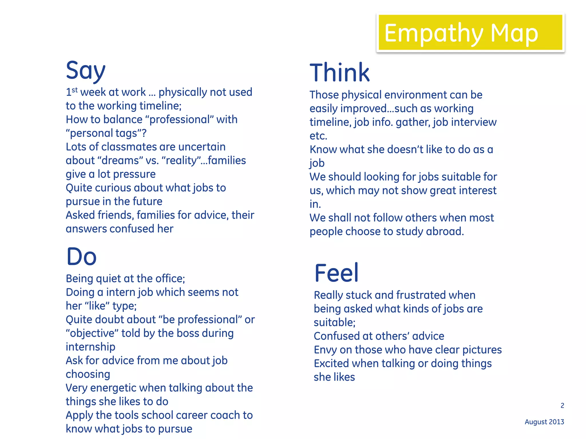 Empathy map | PPTX