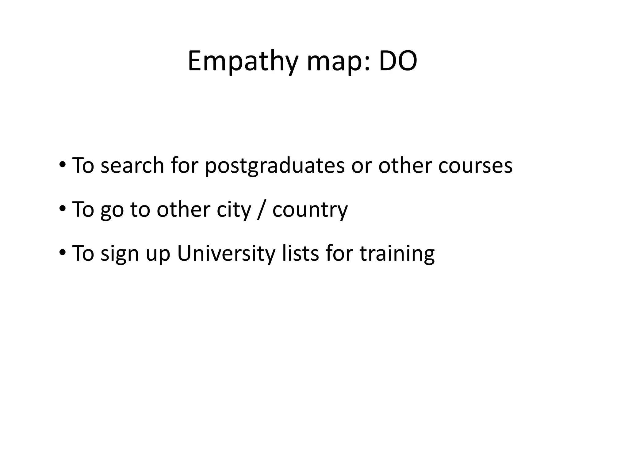 Empathy map and problem statement | PPT