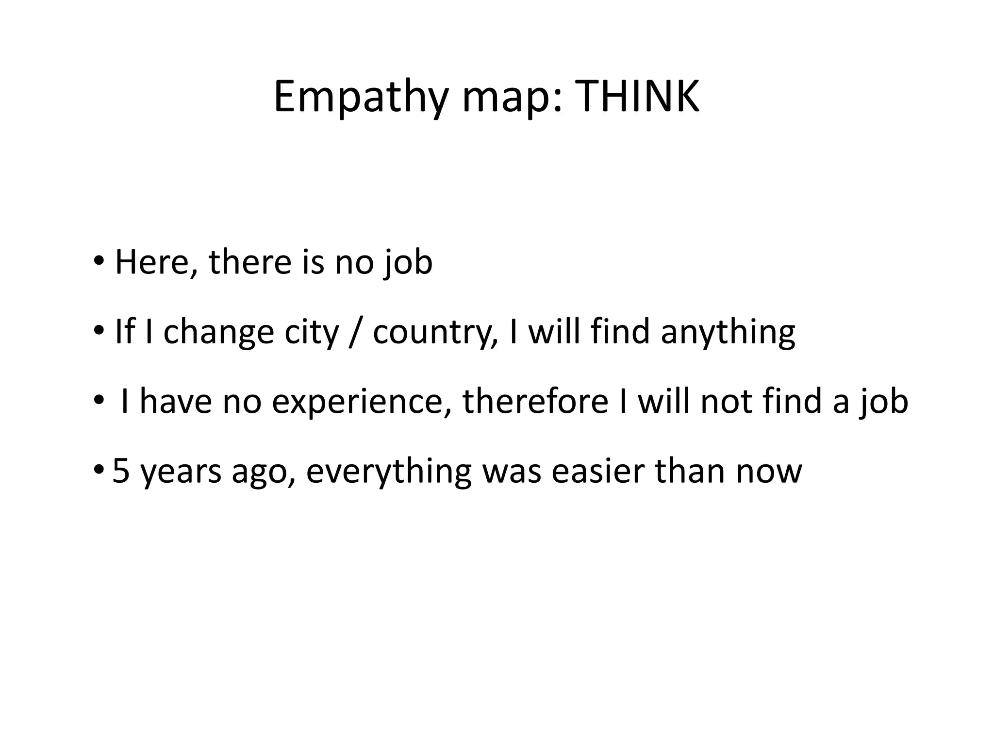 Empathy map and problem statement | PPT