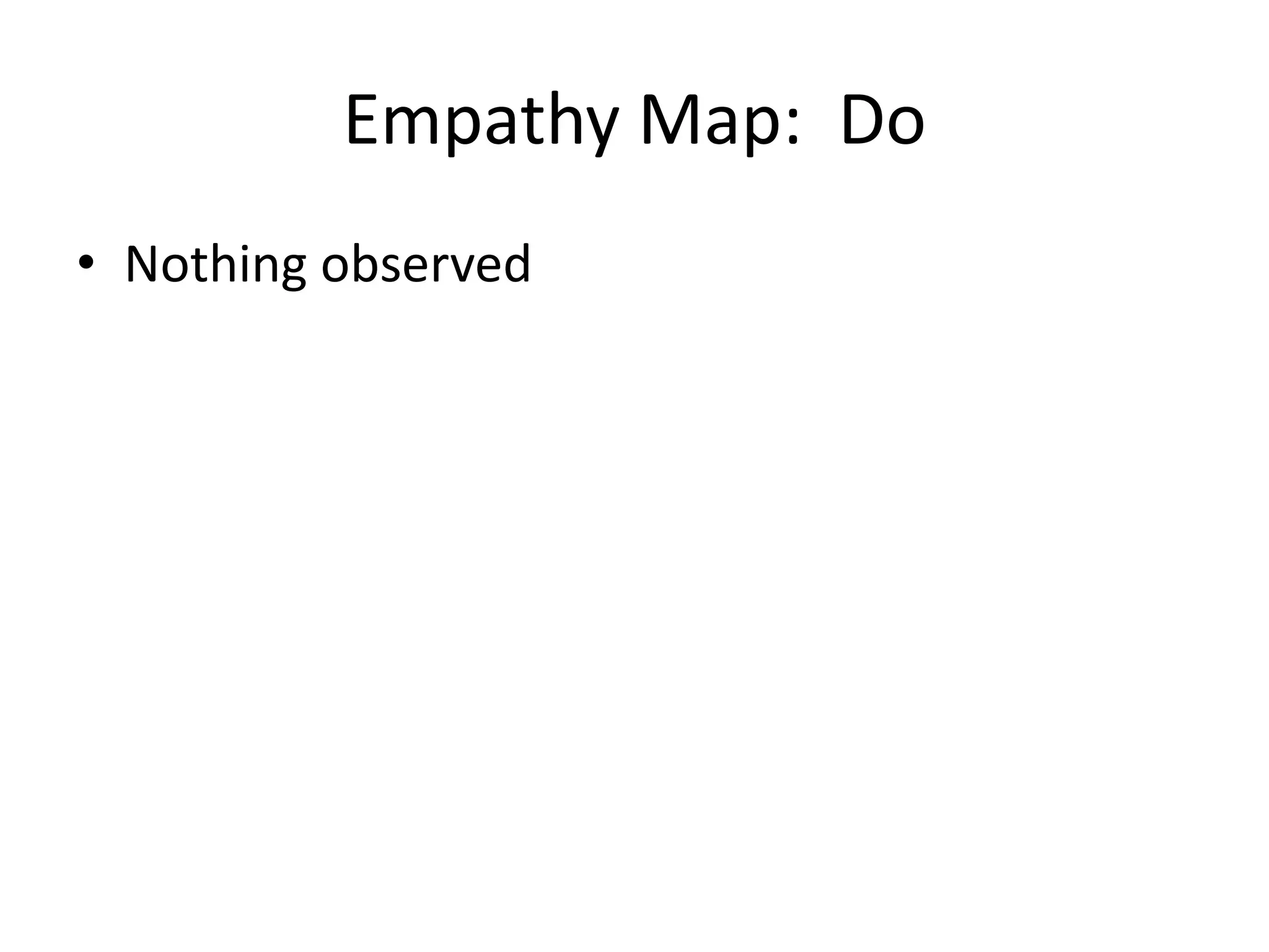 Empathy map and problem statement | PPT