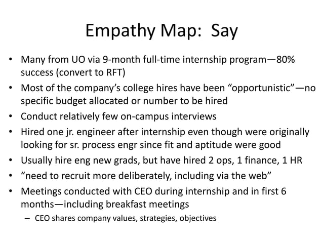 Empathy map and problem statement | PPT