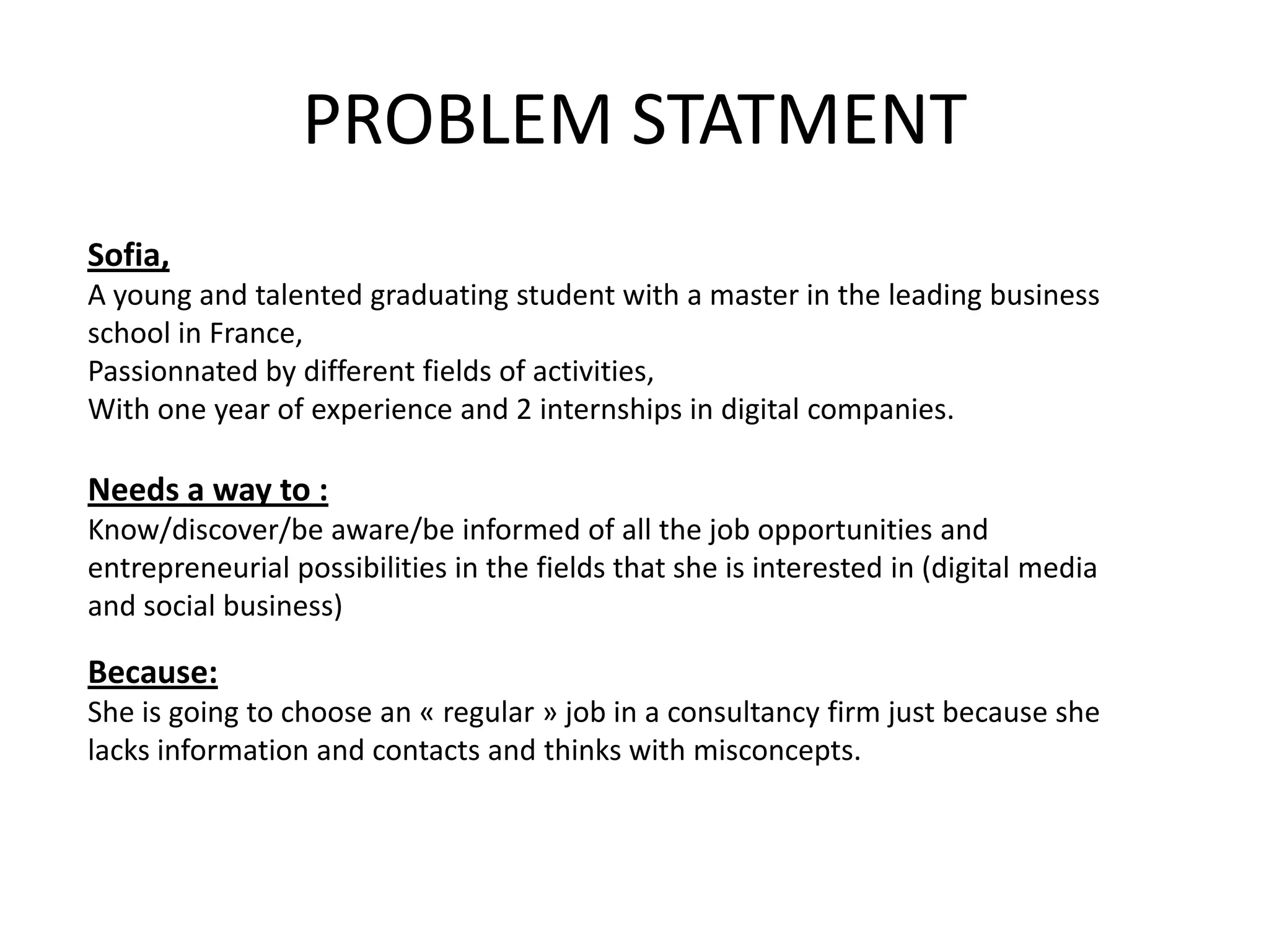 Empathy map & pbm statement | PPTX