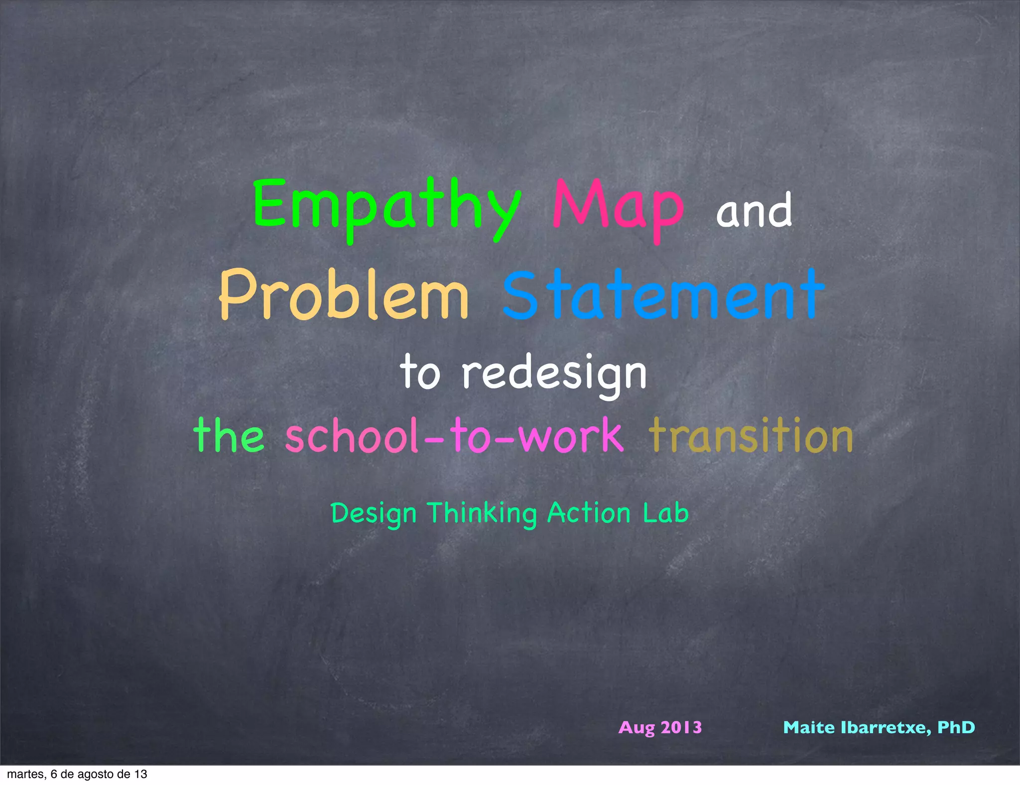 Empathy Map school-to-work transition | PDF