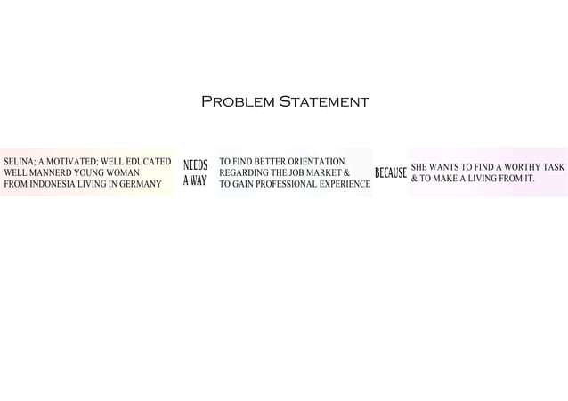 Design Thinking Action Lab - Empathy Map & Problem Statement | PPT