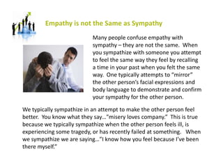 Empathy to Connect and Build Relationships | PPTX