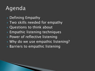 Empathy training | PPTX