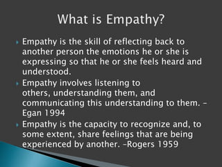 Empathy training | PPTX