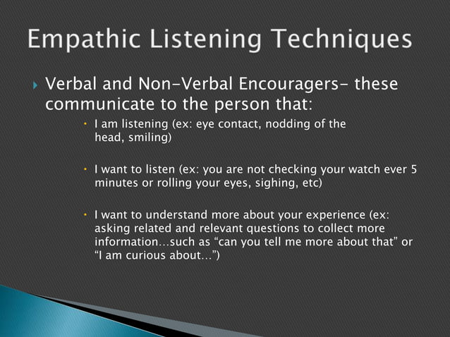 Empathy training | PPT