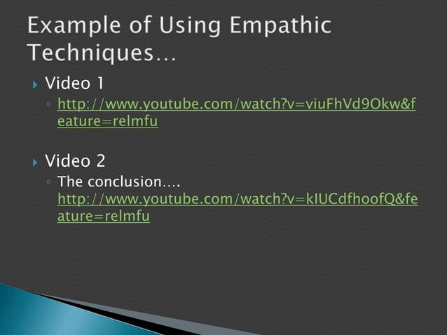 Empathy training | PPTX