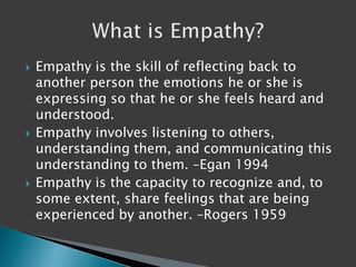 Listening To Others With Understanding And Empathy