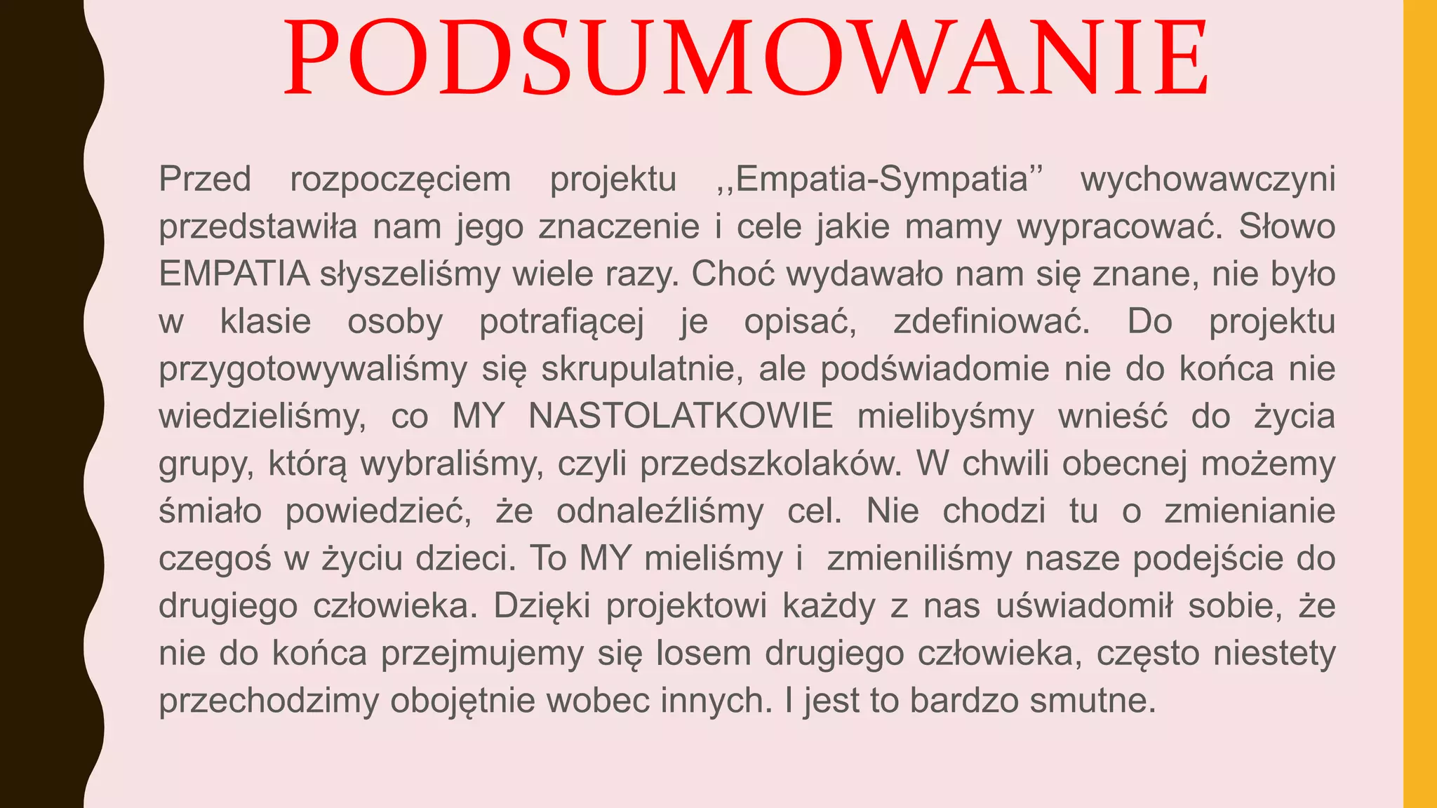 Empatia sympatia 3a 2017-18 | PPTX