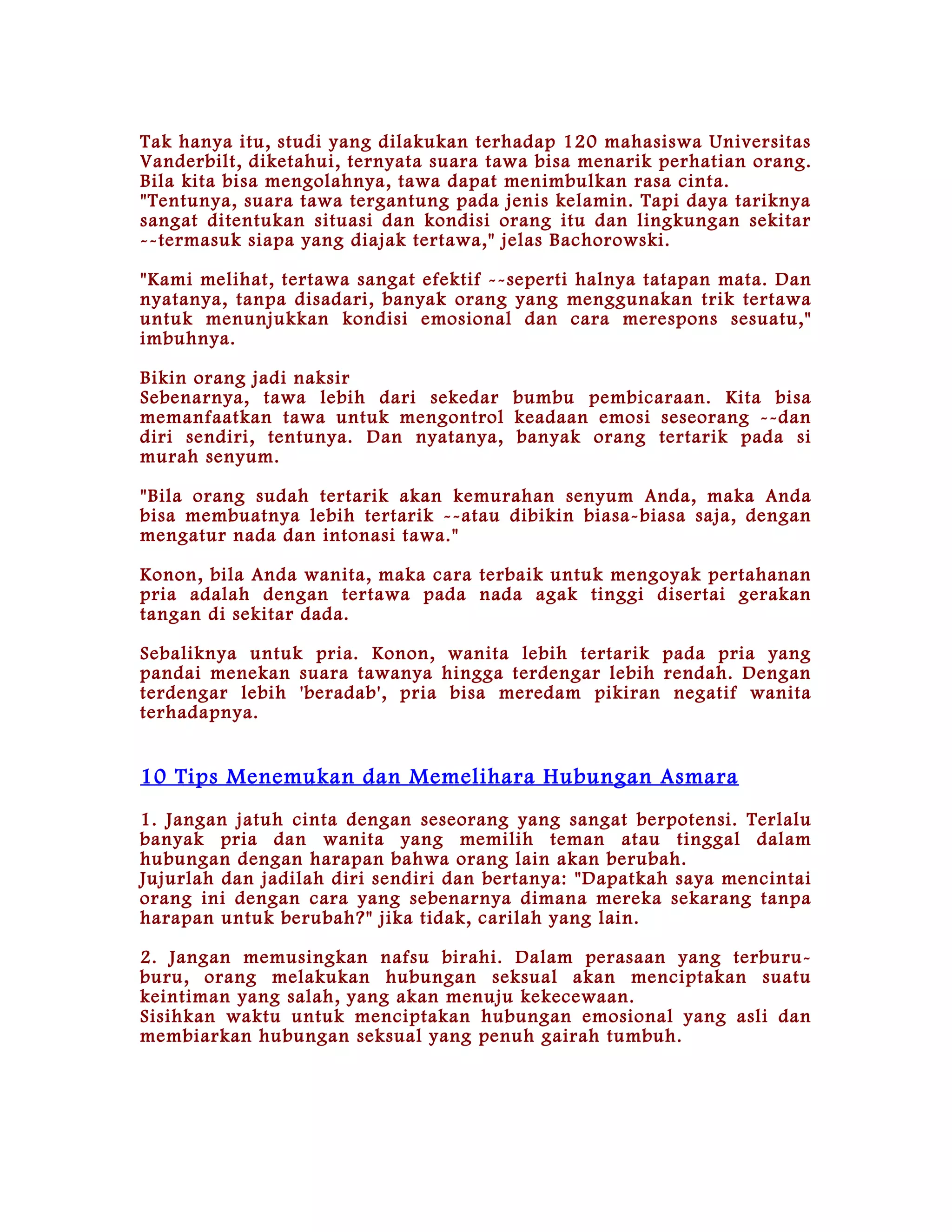 Empat tanda cinta sejati | PDF